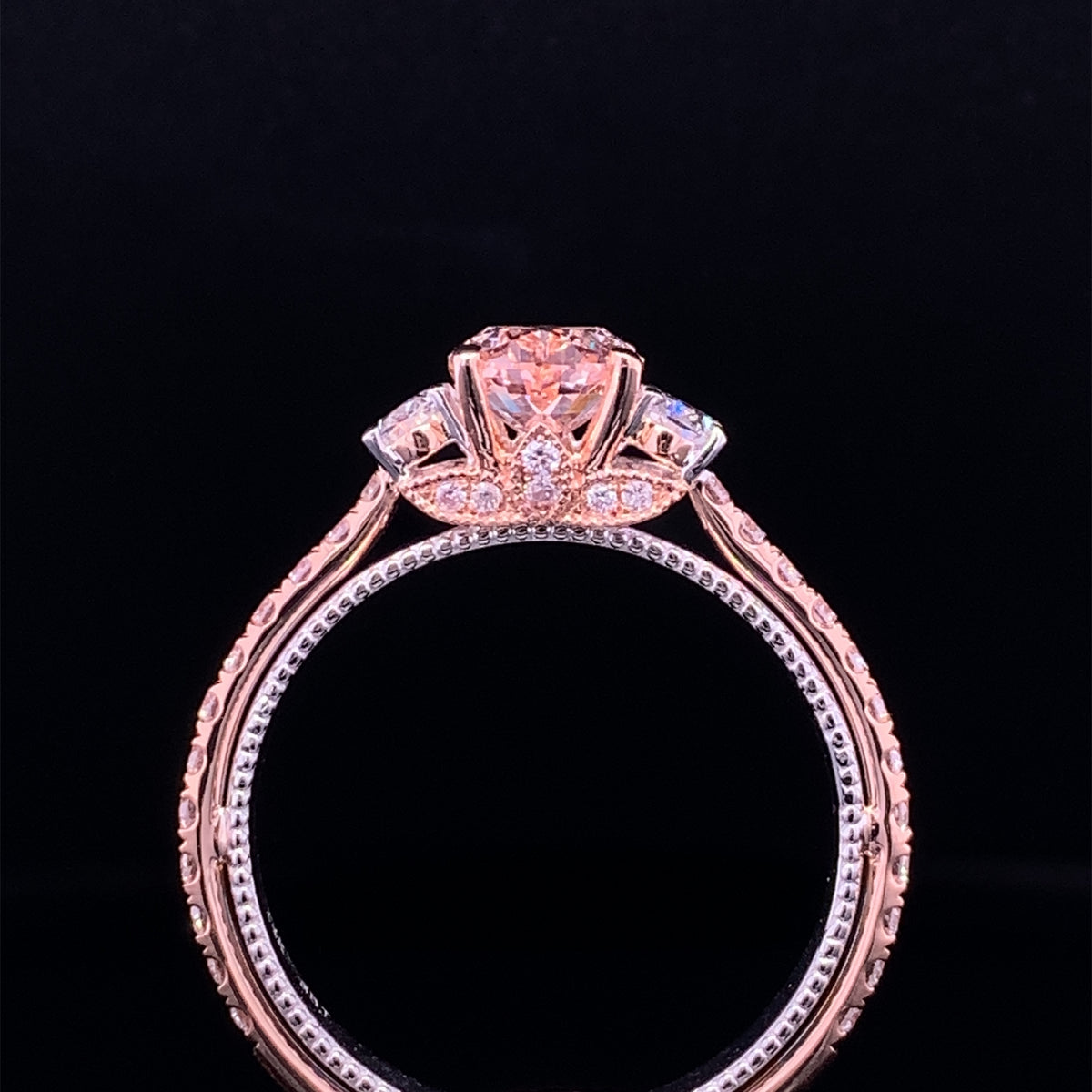 Pink Oval Diamond Trilogy – Storm Baker Jewellers