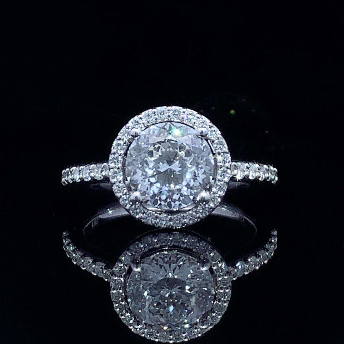 Portuguese Cut Diamond Halo – Storm Baker Jewellers