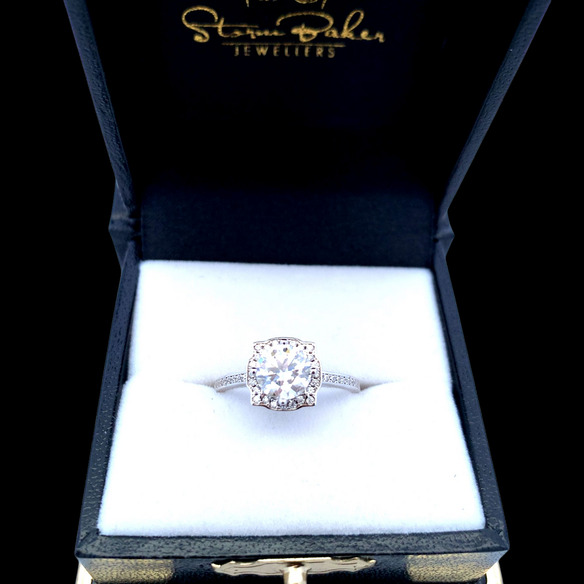 Sienna Halo Ring – Storm Baker Jewellers