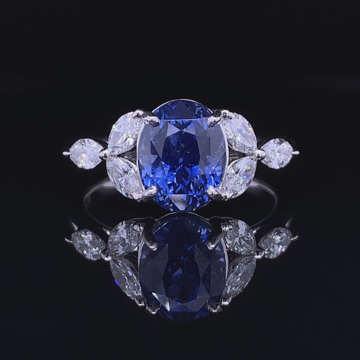 Natural Unheated Sapphire & Diamond – Storm Baker Jewellers