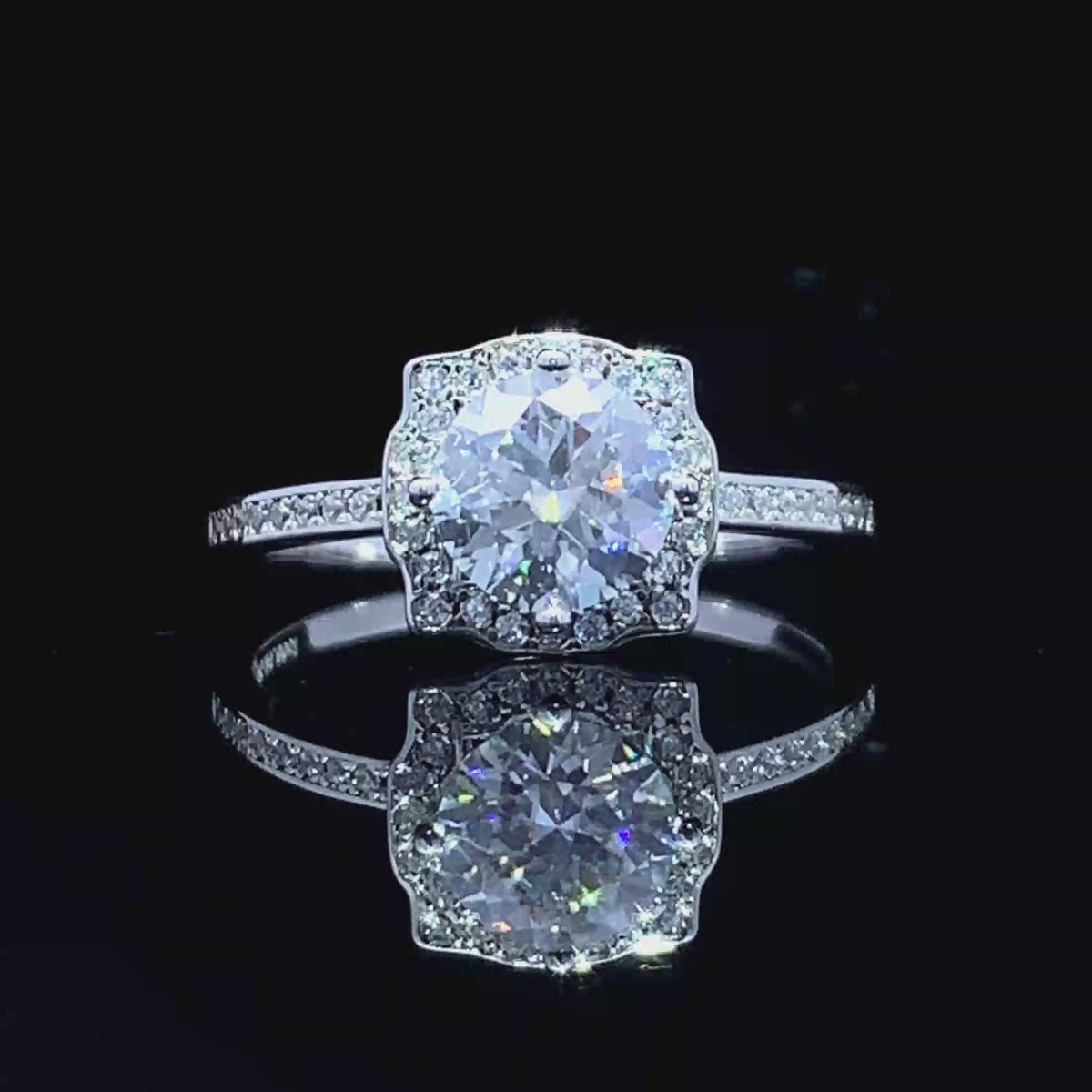 Sienna Halo Ring – Storm Baker Jewellers