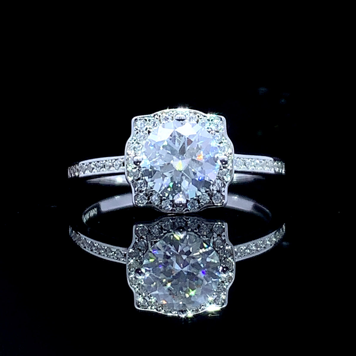 Sienna Halo Ring – Storm Baker Jewellers