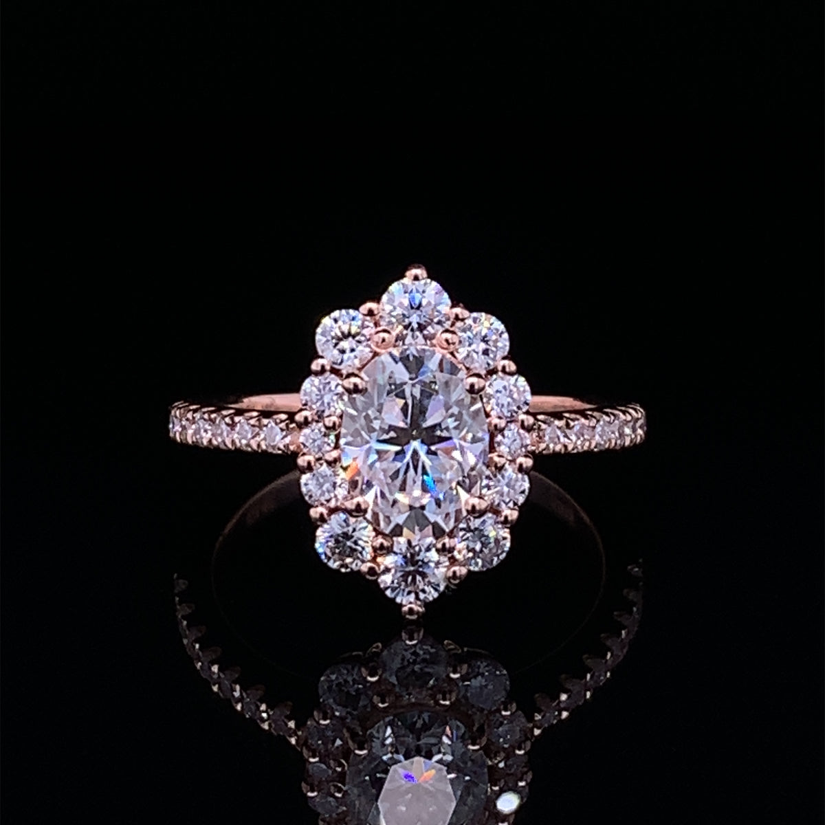 Elongated Oval Wedding Set – Storm Baker Jewellers