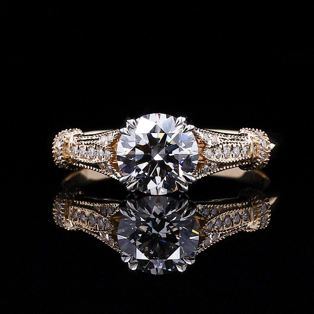 Moissanite Vintage Solitaire – Storm Baker Jewellers